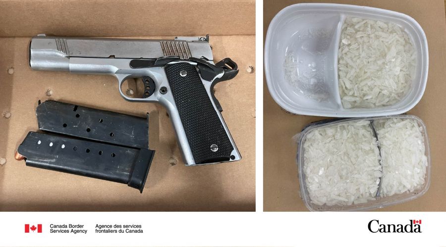 Cbsa Bc Rcmp Seize Drugs And Guns Arrest Suspect Who Was Living In A Boat 6925